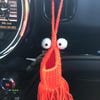 Crochet Hanging Yippers, Yip Yip, Crochet Car Decor, Crochet Hanging Decor - Etsy