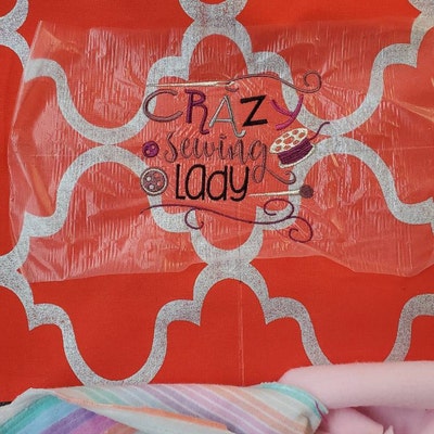 Crazy Sewing Lady Digital Machine Embroidery Design 4 Sizes, Sewing ...