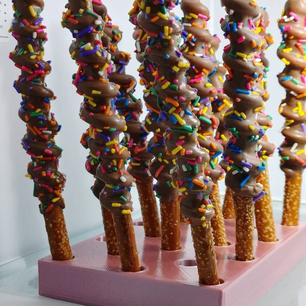 24 Hole Cake Pop Stand - Cake Pop Display - Treat Display - Cake Pop ...