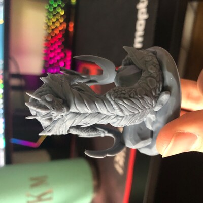 Wastrilith Sea Fiend Miniature for Tabletop Games Like D&D and War ...