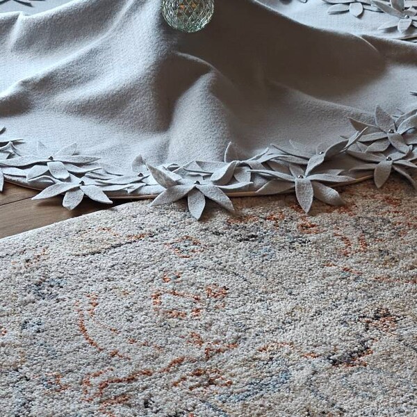 Free Shipping Dream Banner Garland Silver German Glass Glitter Shabby ...