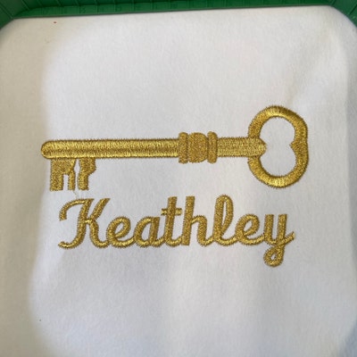 Key Embroidery Machine Embroidery Design, 2 Sizes, Key Embroidery ...