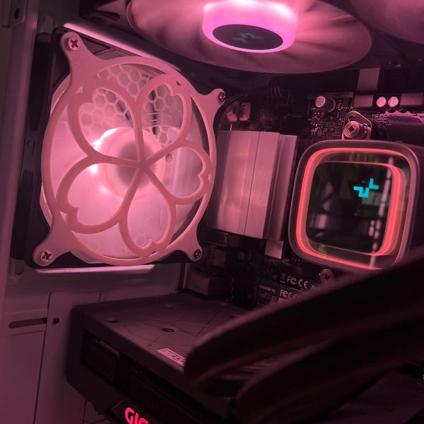 Sakura Cherry Blossom | Pc Fan Grills (covers, Shrouds) - Etsy