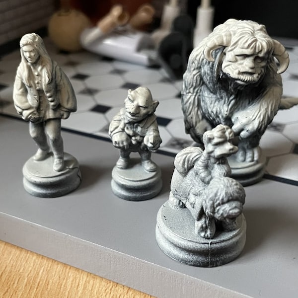 Critter Family Mini Figures, Characters, Tiny Toys, Painted or ...