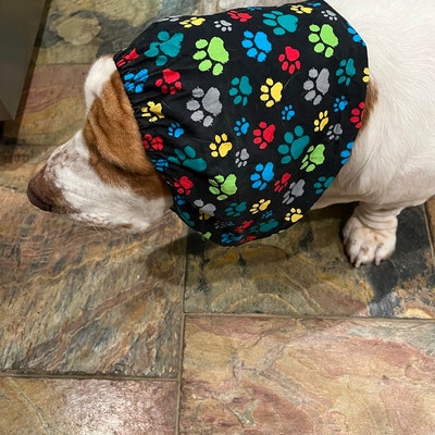 Cotton Snoods Snoods for Long-eared Dogs Ear Protector Dog Snood Dog ...