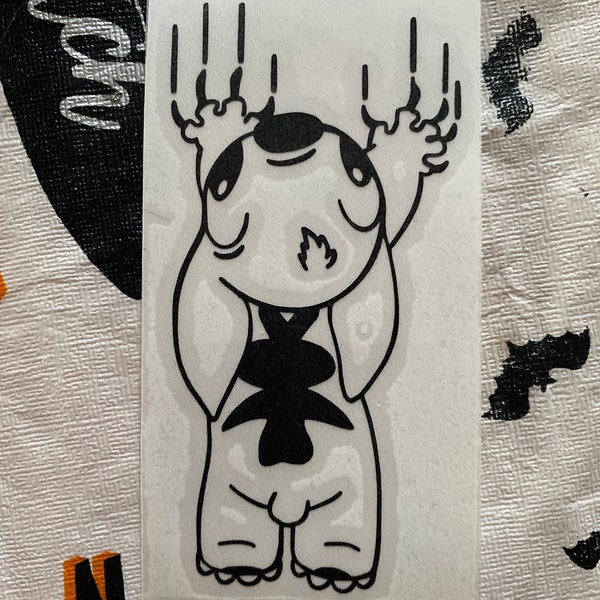 Scratching Stitch Vinyl Decal/sticker - Etsy
