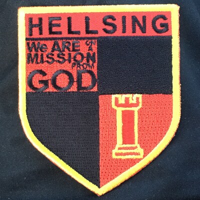Hellsing Shield Cosplay Patch - Etsy