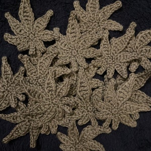 PDF PATTERN: Crochet Marijuana Leaf Pattern, Crochet Weed Leaf Pattern ...