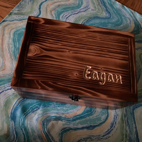 Personalized Wooden Box With Lock, Mens Valet Box Gift for Him ...