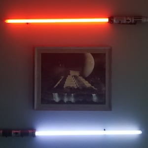 Horizontal Lightsaber wall mount lightsaber mount | Etsy