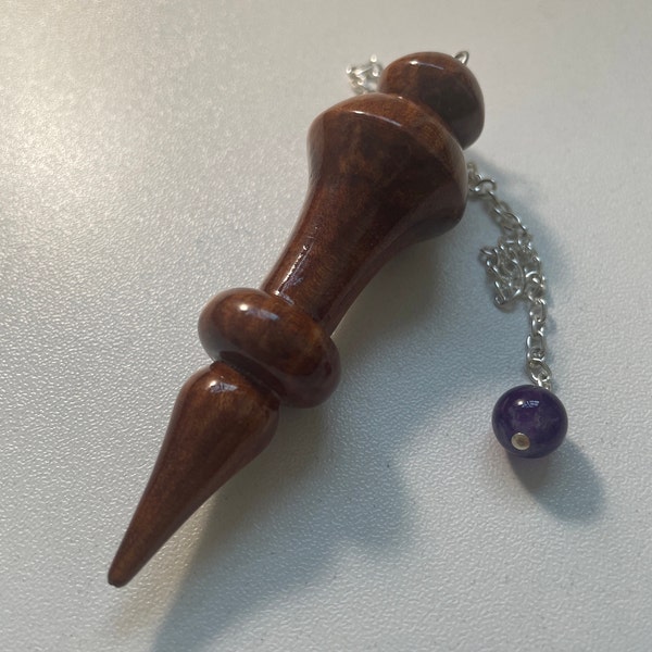 Handmade Wooden Dowsing Pendulum *jupiter* Use For: Healing, Allergy ...