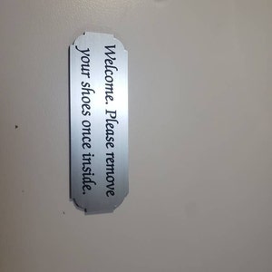 Custom Engraved 2x10 Name Plate / Personalized Customized Wall - Etsy