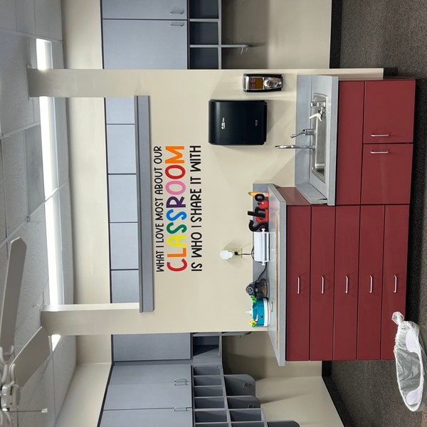 What I Love Most About Our Classroom - Classroom Decal - Rainbow Kids ...