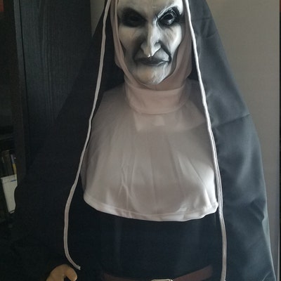 Nun Mask - Etsy