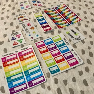 Clear marijuana Monday Hand-lettered Weed - Etsy