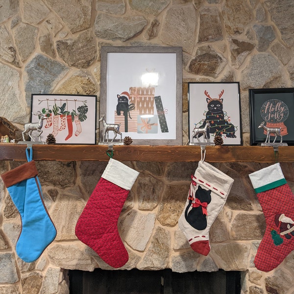 Christmas Art Mega Bundle, Set of 12, Christmas Gallery Wall Art ...