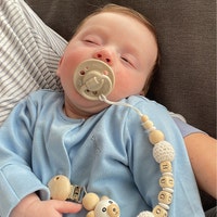 Beautiful Handmade Personalised Dummy Clip Wooden Dummy - Etsy