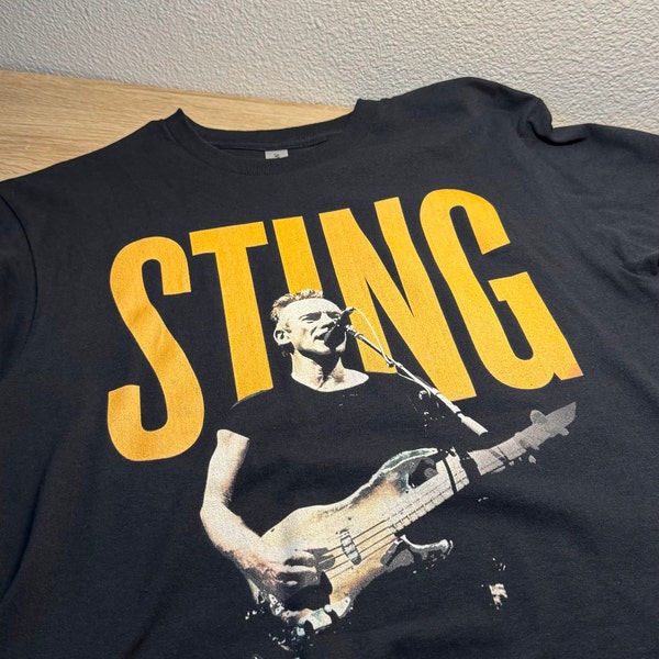 Sting Concert T-shirt, 100% Cotton Tee, Men's Women's All Sizes (wr-224 ...