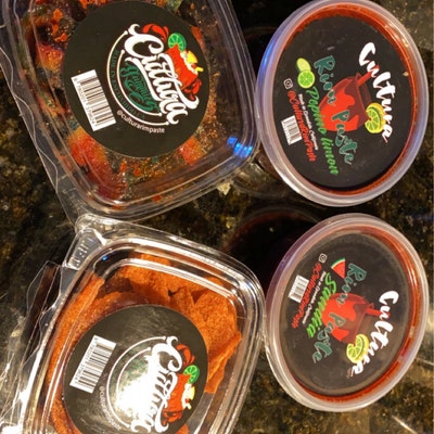 Chile Chamoy Dulces: Chile Gushers Coated in Chamoy and Spice - Etsy