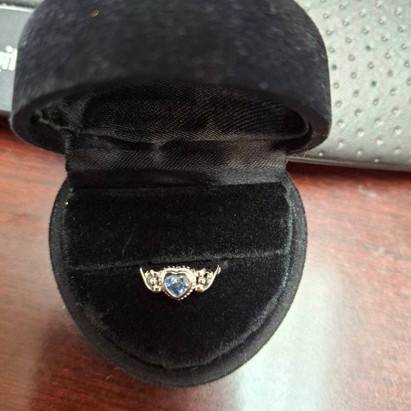Children's 14K Gold-plated Baby Ring, Toe or Pinky Ring With Clear CZ ...