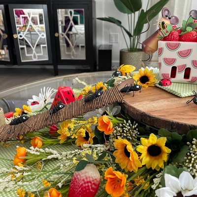 Chicken in a Pot Hand Sculpted Polymer Clay Farm Animals Tiered Tray ...