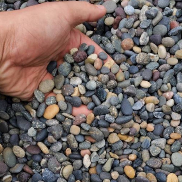 Mexican Beach Pebbles Mix River Rock Aquarium Substrate Quality Matters ...