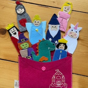 Make Your Own Felt Finger Puppets Set, Animal Puppets, Educational ...