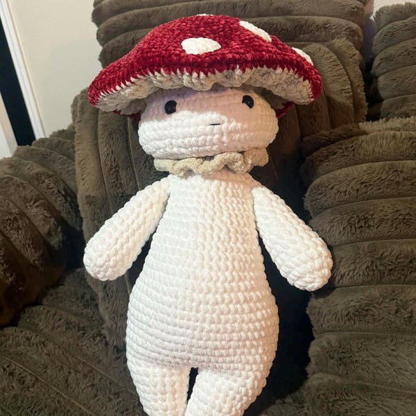 Mushroom Guy Crochet Pattern: Amigurumi Doll With Hat (PDF Pattern) - Etsy