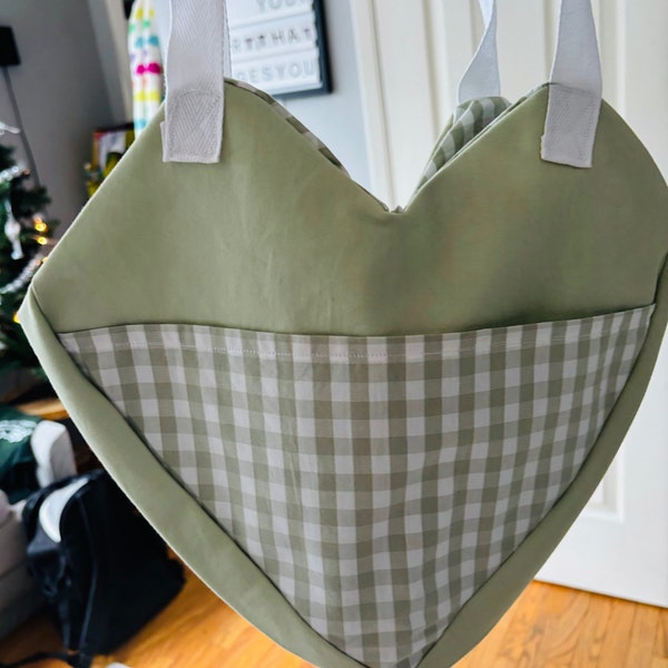 Heart Shaped Tote Bag - Small - Sewing Pattern Instant PDF Download - Etsy