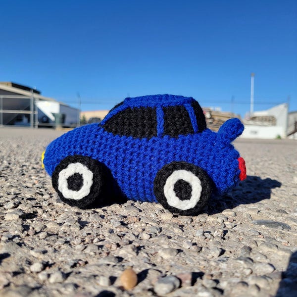 Race Car Crochet Pattern, Race Car Amigurumi Pattern, Car Crochet ...