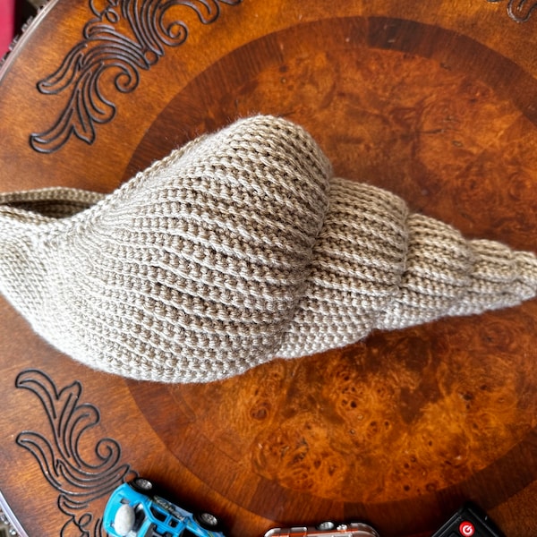 Nautilus Shell Crochet Basket Photo PDF Crochet Pattern, Detailed Photo ...