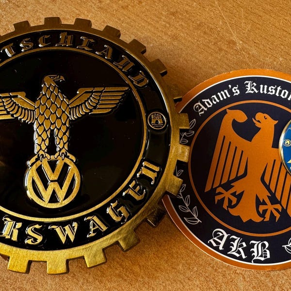 Vw Hood Crest Emblem - Etsy