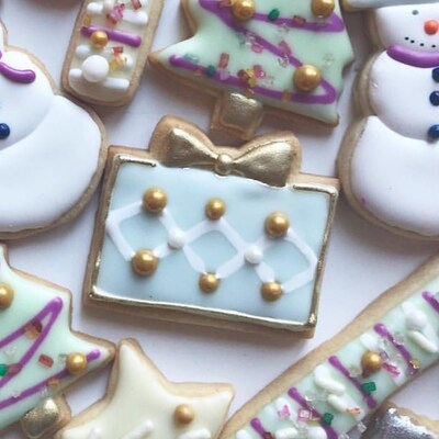 Gift Box Cookie Cutters Set of 3 - Etsy