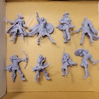 Dnd Knight Miniature Bundle for Dungeon Quest Set Dungeons and Dragons ...