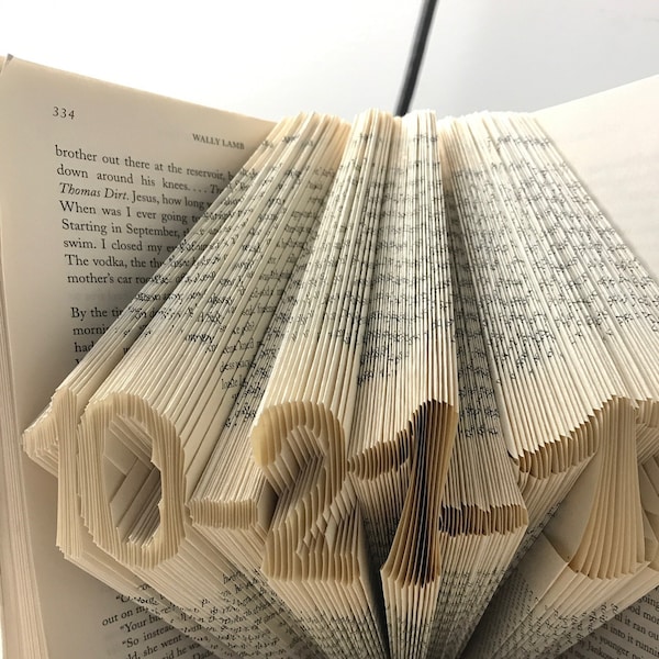 Book Folding Pattern - Alphabet 14 - Quick & Easy - Mark, Measure and ...