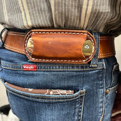 Knife Sheath, Belt Sheath, Horizontal Knife Sheath, Leather Knife ...