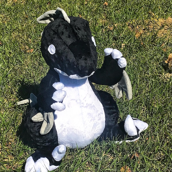Raptor Plushie Pattern PDF- Dinosaur Stuffed Animal Pattern Plush ...