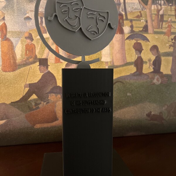 3D Printed Theater Award: Comedy & Tragedy Masks - Etsy