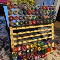 144 Spool Thread Rack-2 Inch Spacing Thread Storage, Thread ...