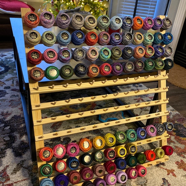 144 Spool Thread Rack-2 Inch Spacing Thread Storage, Thread ...