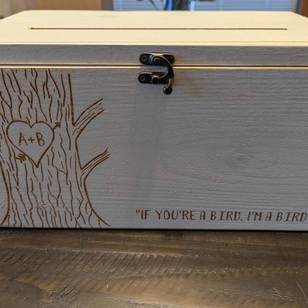 Wedding Card Box Personalized, Wedding Card Box With Slot, Card Box ...