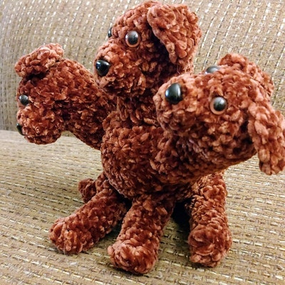 Cerberus the Three Headed Dog Crochet Pattern - Etsy