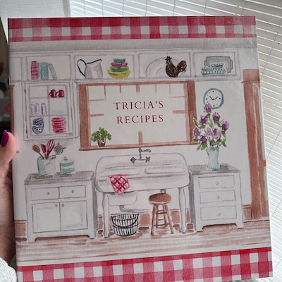 Recipe Binder Filler Paper Minimalist Plain, Recipe Binder Pages, Full ...