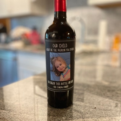 Teacher Appreciation Gift / Gift for Teacher Wine Bottle Label / Custom ...