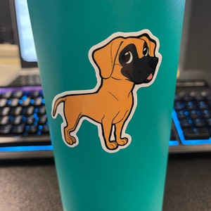 Golden Retriever Sticker Chibi Puppy Dog Vinyl Hand Drawn | Etsy