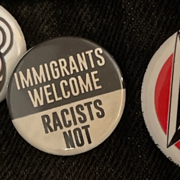 4 Vintage Remake Political Button Badges Socialist Liberal Healthcare ...