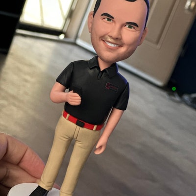 Handmade Custom Marry to Me Kiss Wedding Bobble Head Handmade Polymer ...