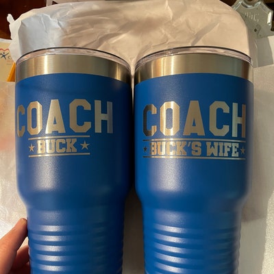 Personalized Soccer Coach Tumbler Cup Personalized Soccer Coach Gift ...