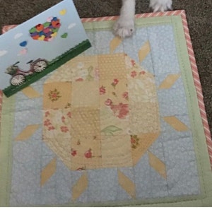 Scrappy Patchwork Sun Sunshine PDF Quilt Block Pattern Includes ...