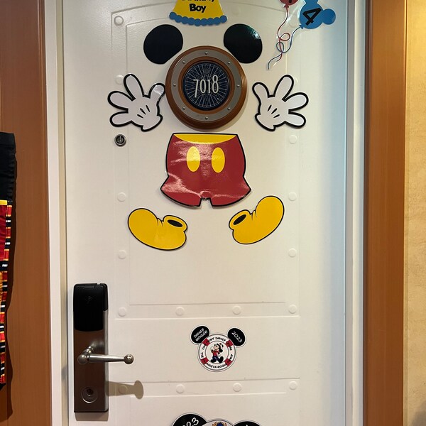Mickey Mouse Body Part Magnet for Cruise Door - Etsy